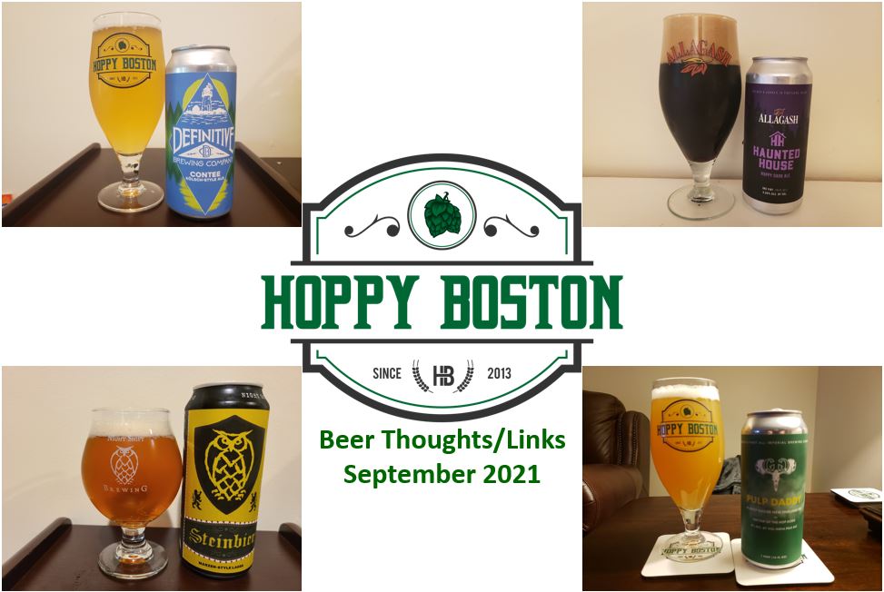 Random Beer Thoughts: September 2021 – Hoppy Boston